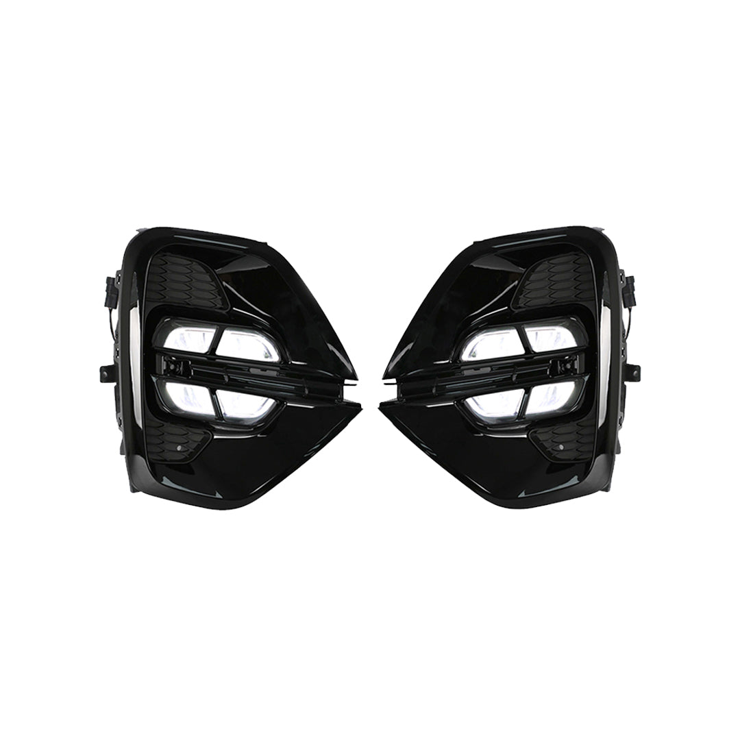 Buy Car Drl Covers Oem Fitting Kia Sportage 2020 White Drl Orange ...