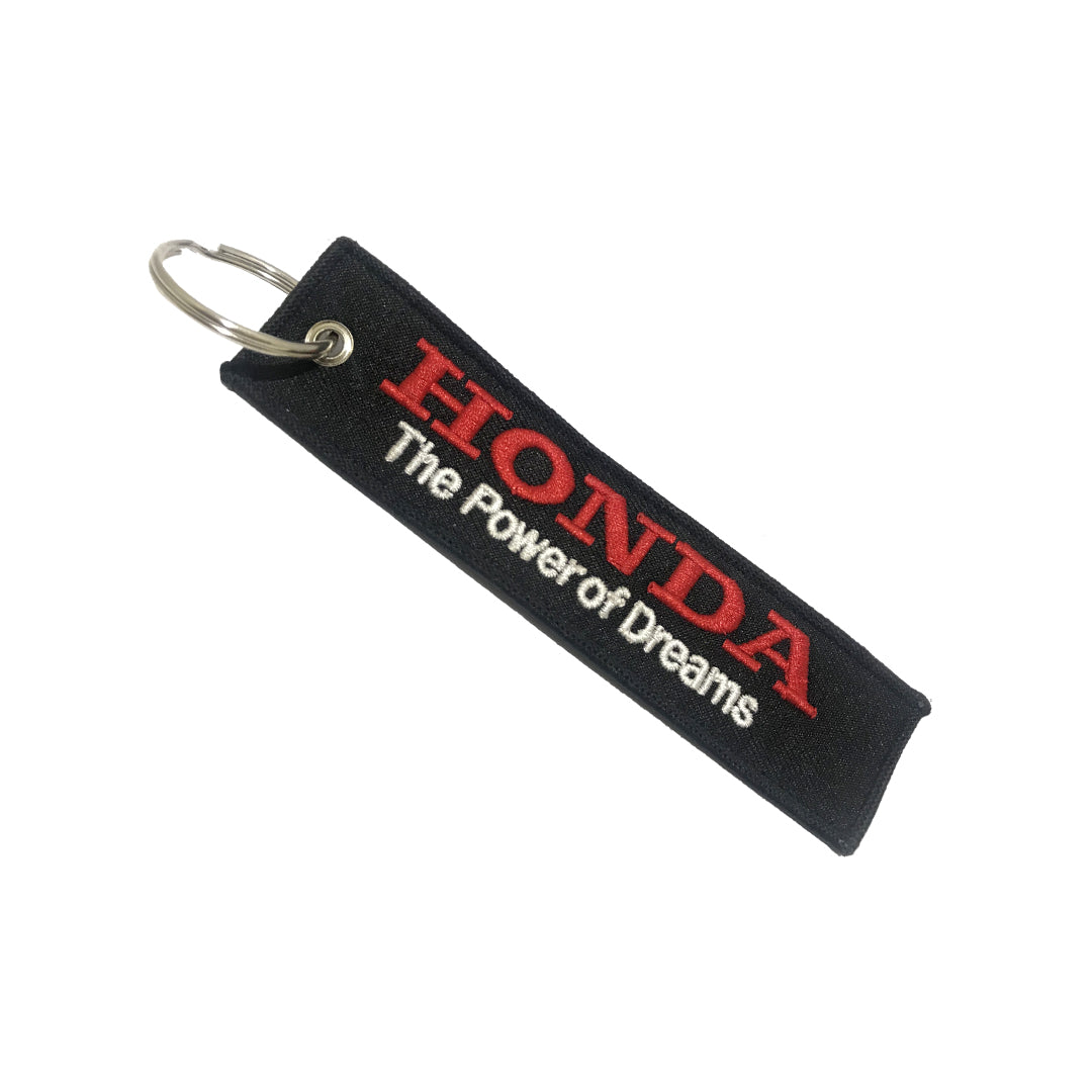 Buy Car Key Chain Fabric With Logo Type Honda Logo Black Bulk Pack ...